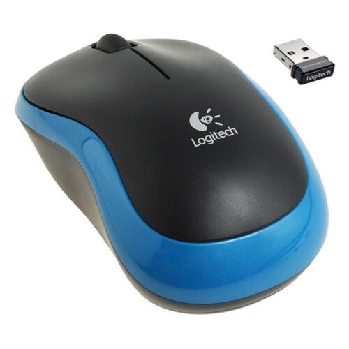 LOGITECH M185 Wireless Mouse - BLUE - EWR2 - Mobi RI Store