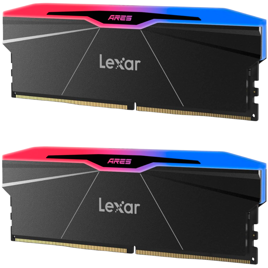 Lexar Ares 2.0 DDR5 6000 CL26 1.35V Memory with heatsink and RGB ...